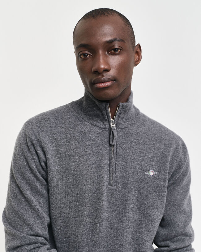 Superfine Lambswool Half-Zip Sweater - GANT