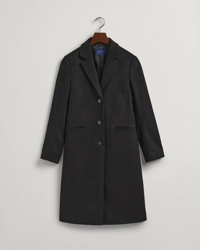 Wool Blend Tailored Coat - GANT