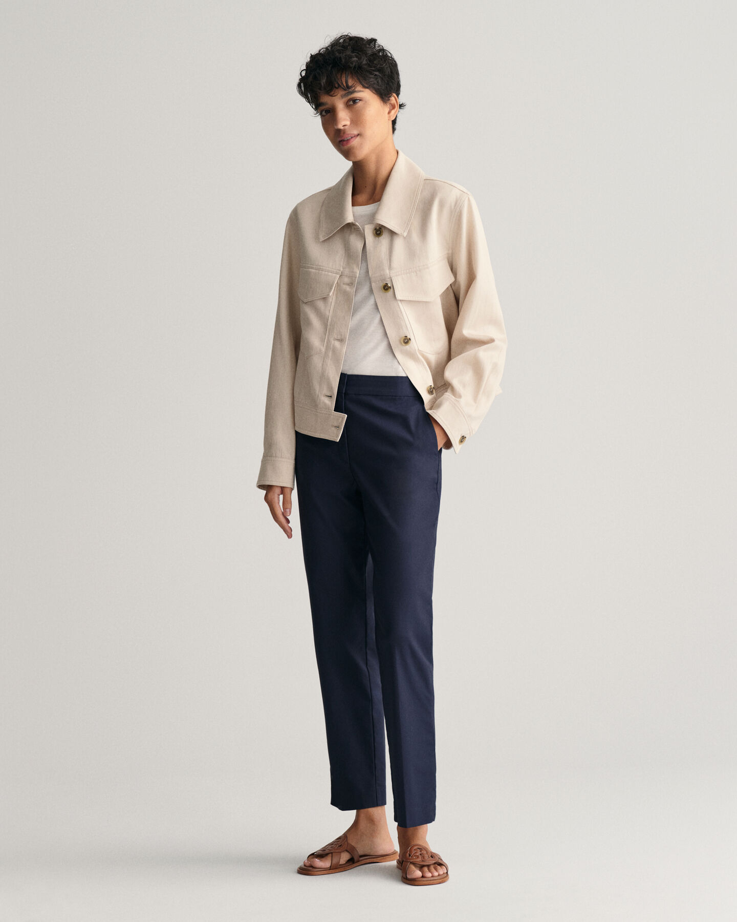 Slim Cigarette Slacks - GANT