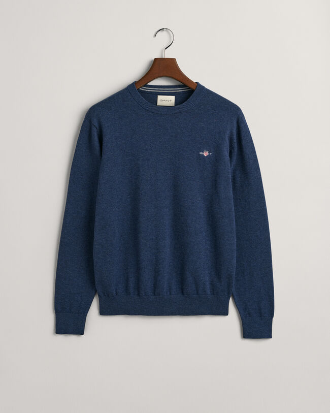Classic Cotton Crew Neck Sweater - GANT