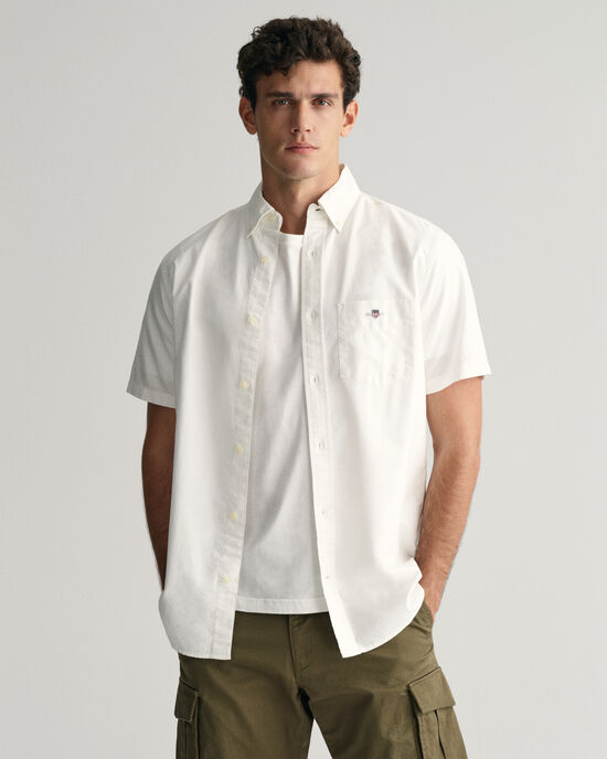 Mens Short Sleeve Shirts | Designer Shirts | GANT UK