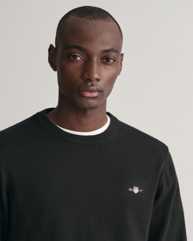 Classic Cotton Crew Neck Sweater - GANT