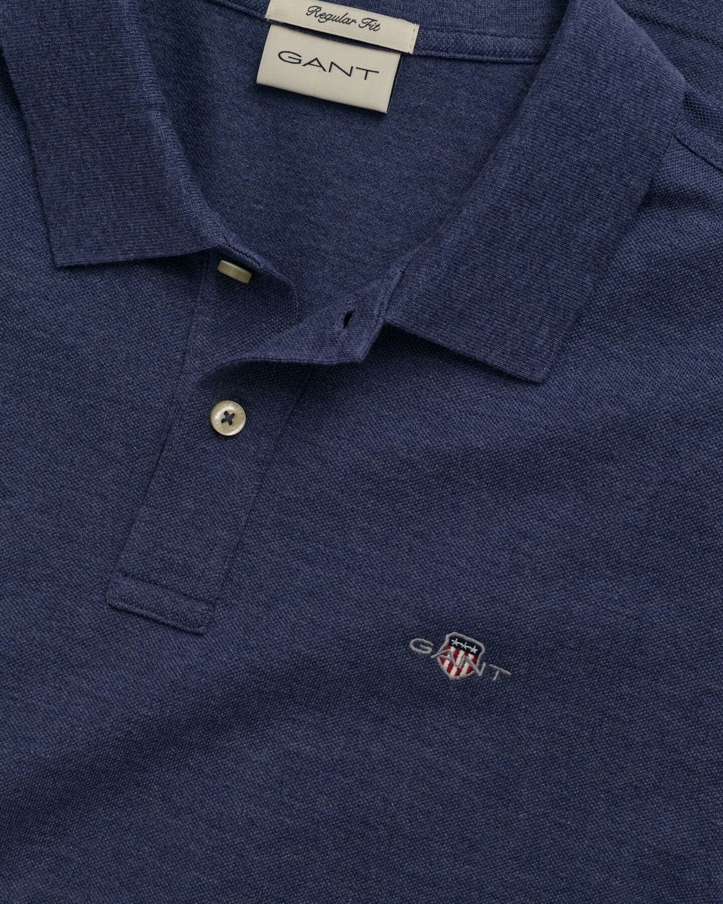Regular Fit Shield Piqué Polo Shirt - GANT