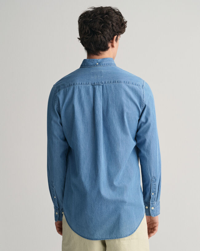 Regular Fit Indigo Shirt - GANT
