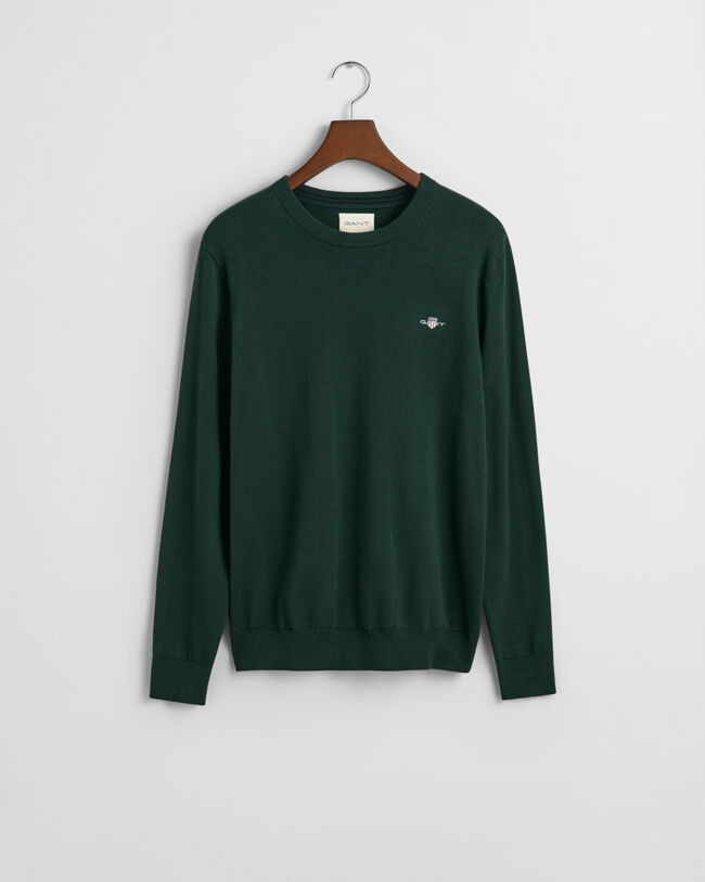 Classic Cotton Crew Neck Sweater - GANT