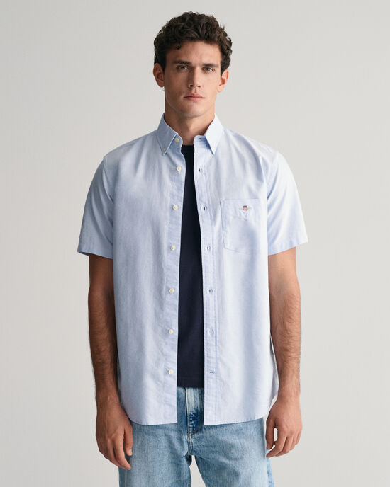 Mens Short Sleeve Shirts | Designer Shirts | GANT UK
