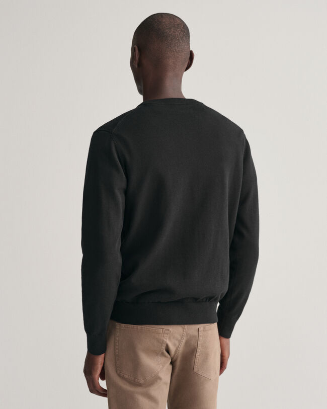 Classic Cotton Crew Neck Sweater - GANT