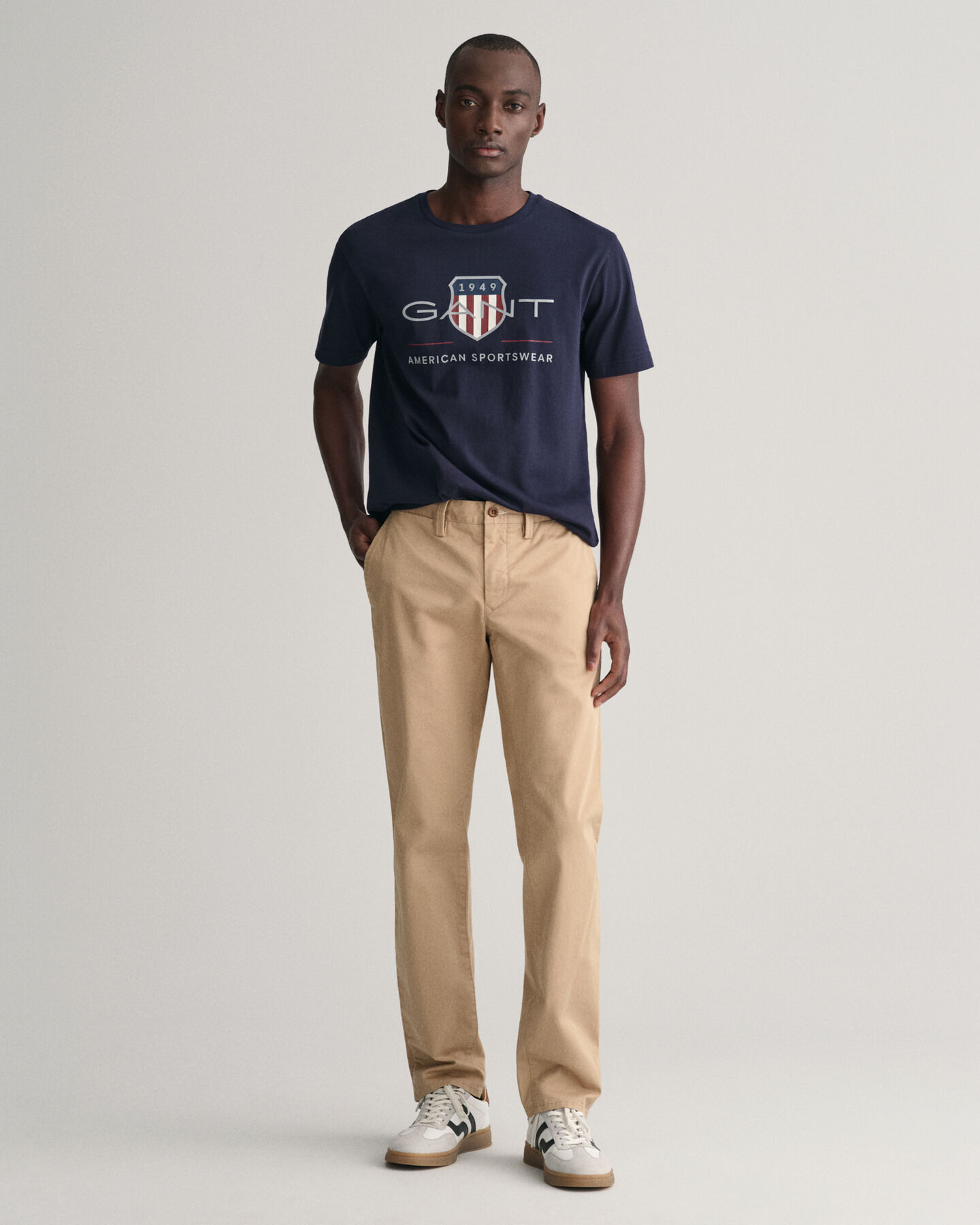 Slim Fit Twill Chinos - GANT