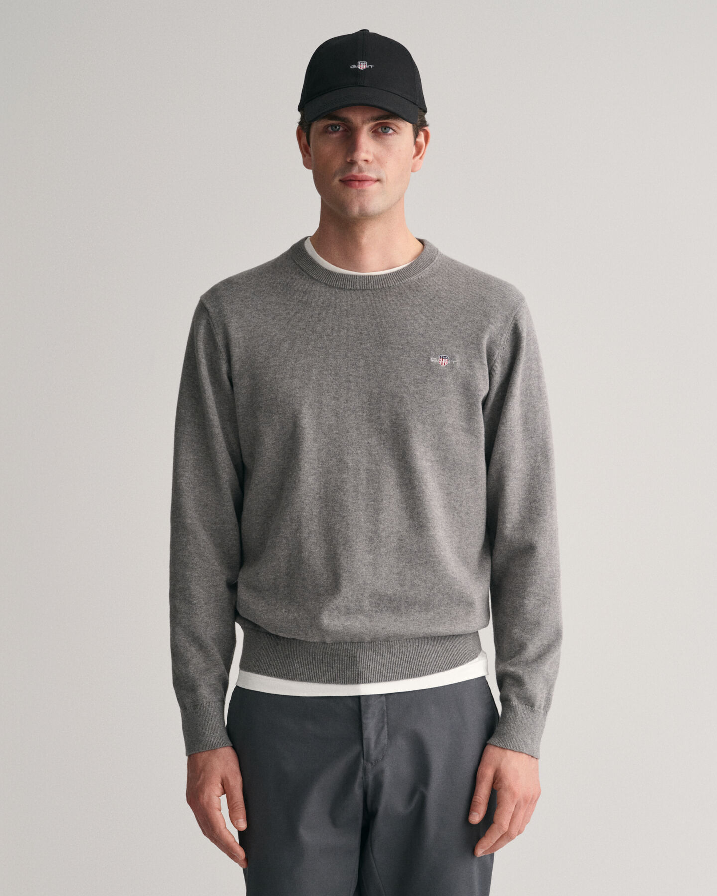 Classic Cotton Crew Neck Sweater - GANT