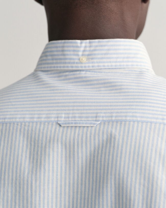 Slim Fit Banker Stripe Classic Oxford Shirt - GANT