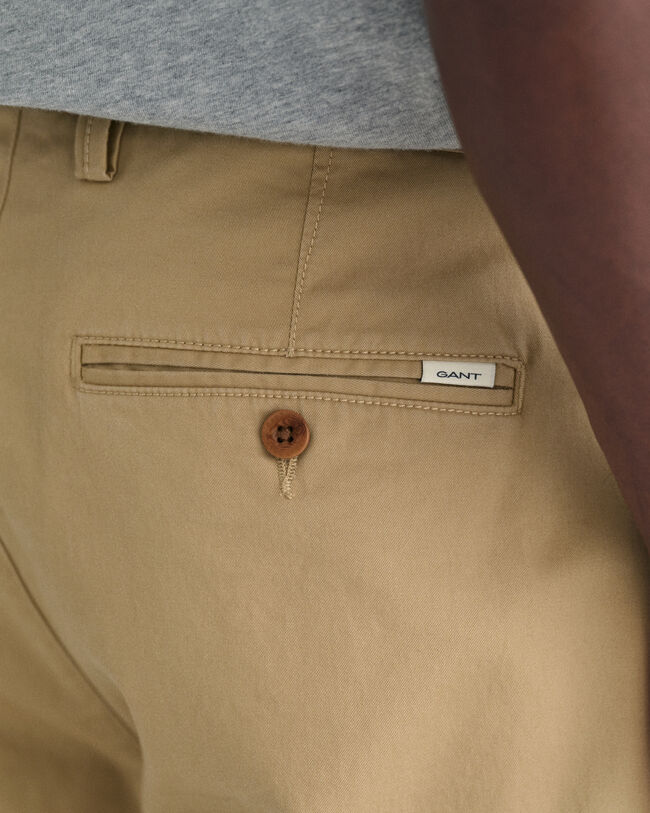 Regular Fit Twill Chinos - GANT