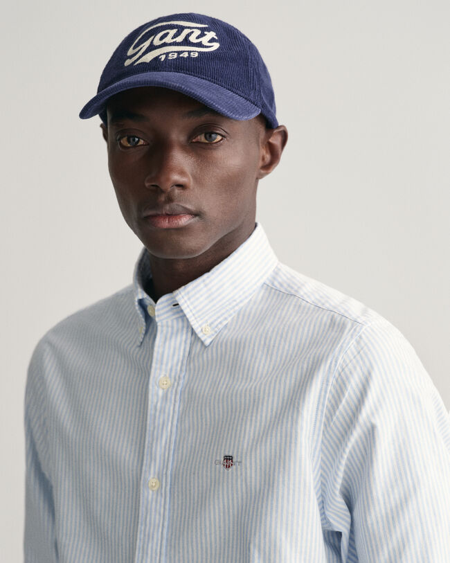 Slim Fit Banker Stripe Classic Oxford Shirt - GANT