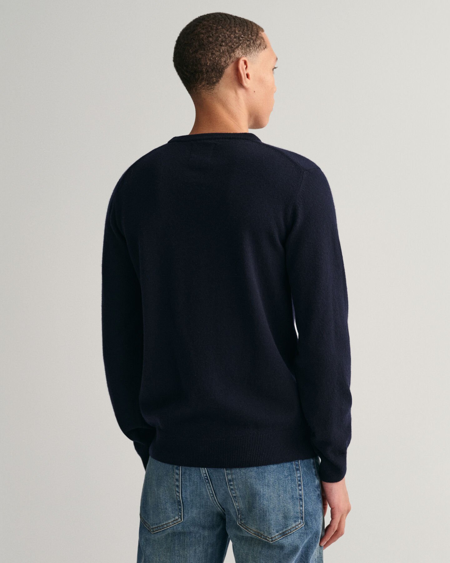 Superfine Lambswool Crew Neck Sweater - GANT