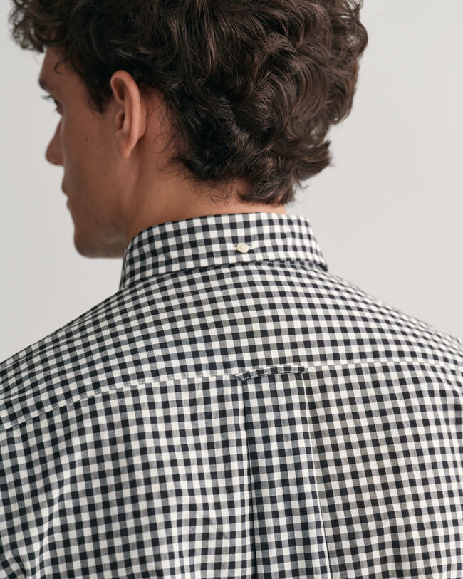 Regular Fit Classic Gingham Poplin Shirt - GANT