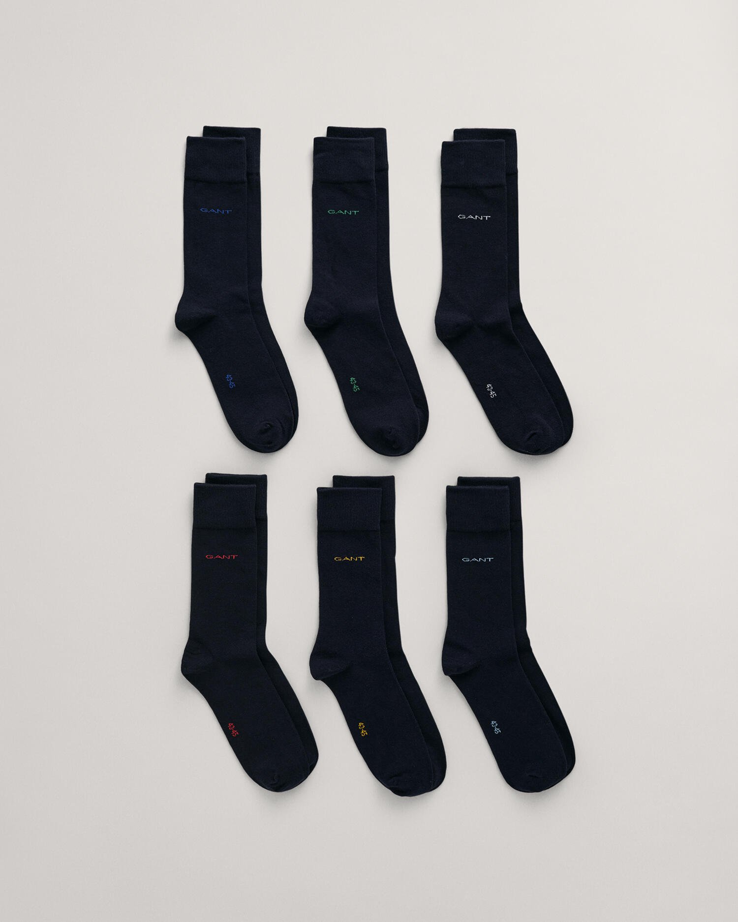 6-Pack Soft Cotton Socks - GANT