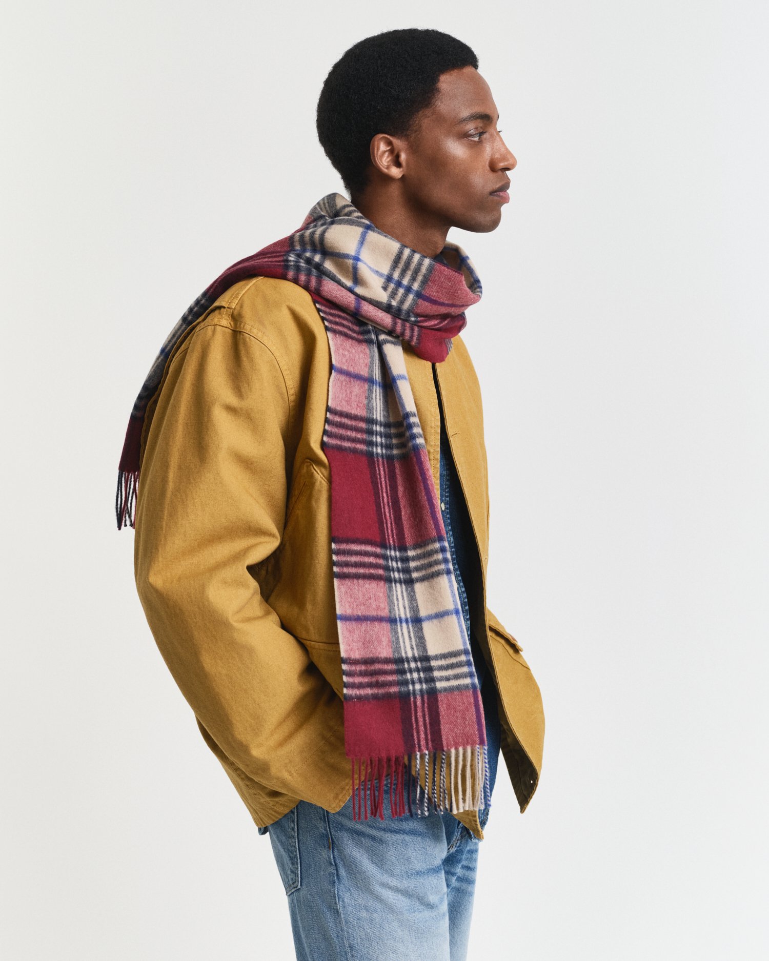 Checked Wool Scarf - GANT