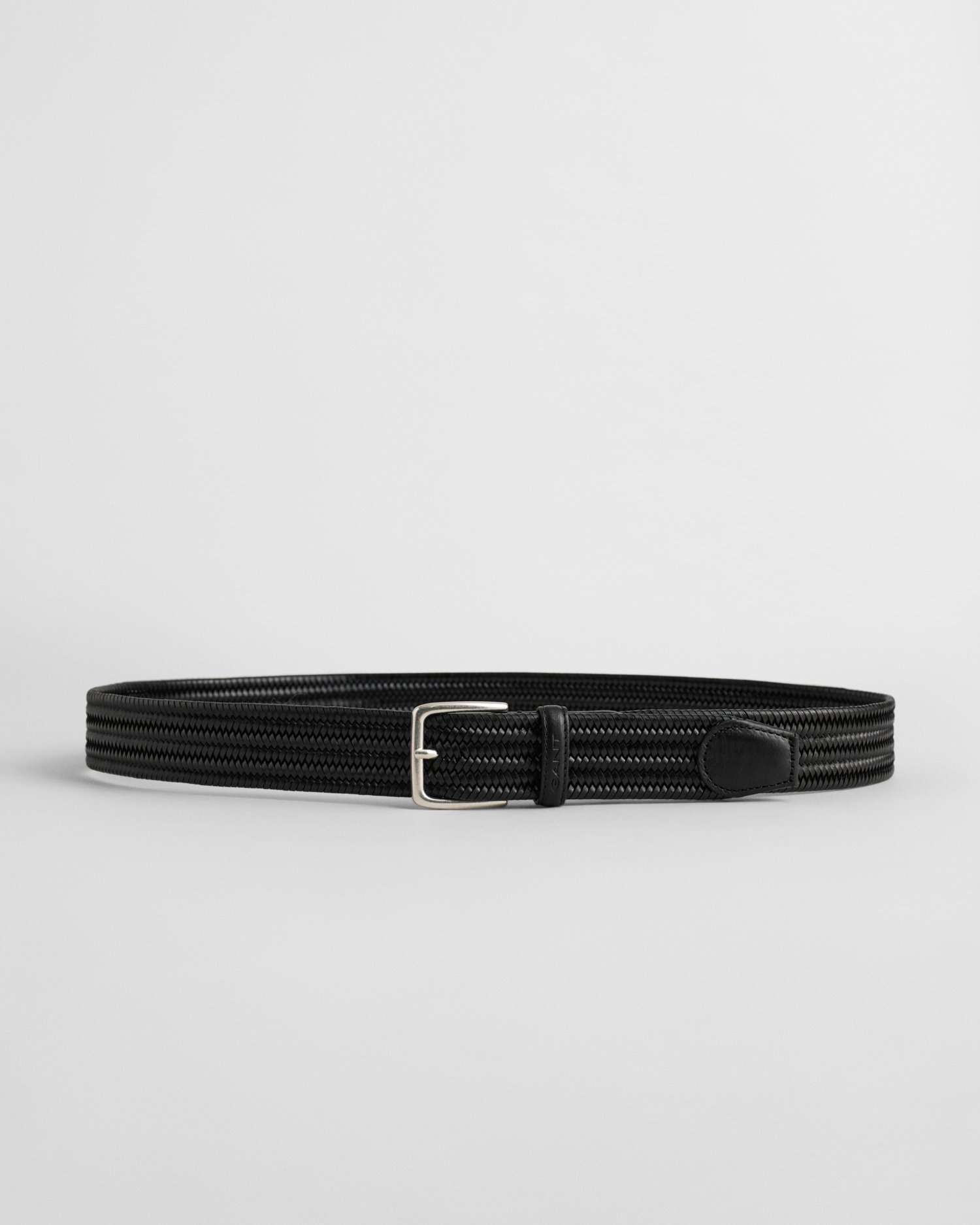 Braided Elastic Leather Belt - GANT