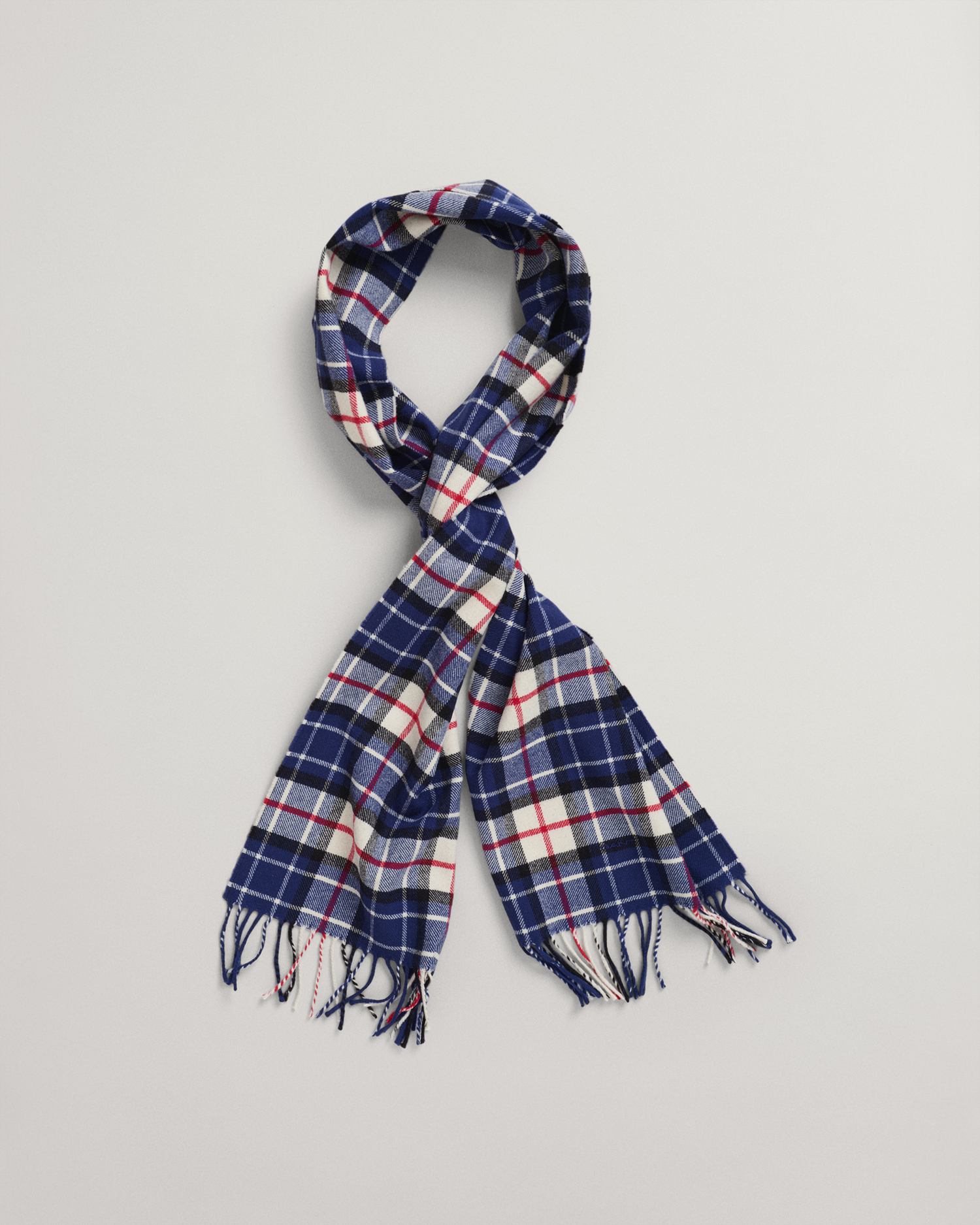 Checked Wool Twill Scarf - GANT
