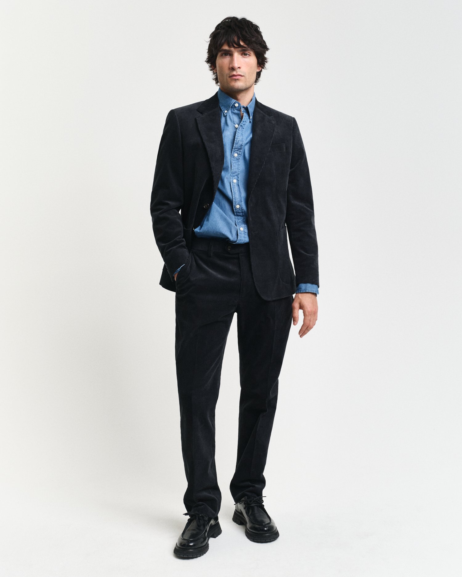 Slim Fit Corduroy Suit Pants - GANT