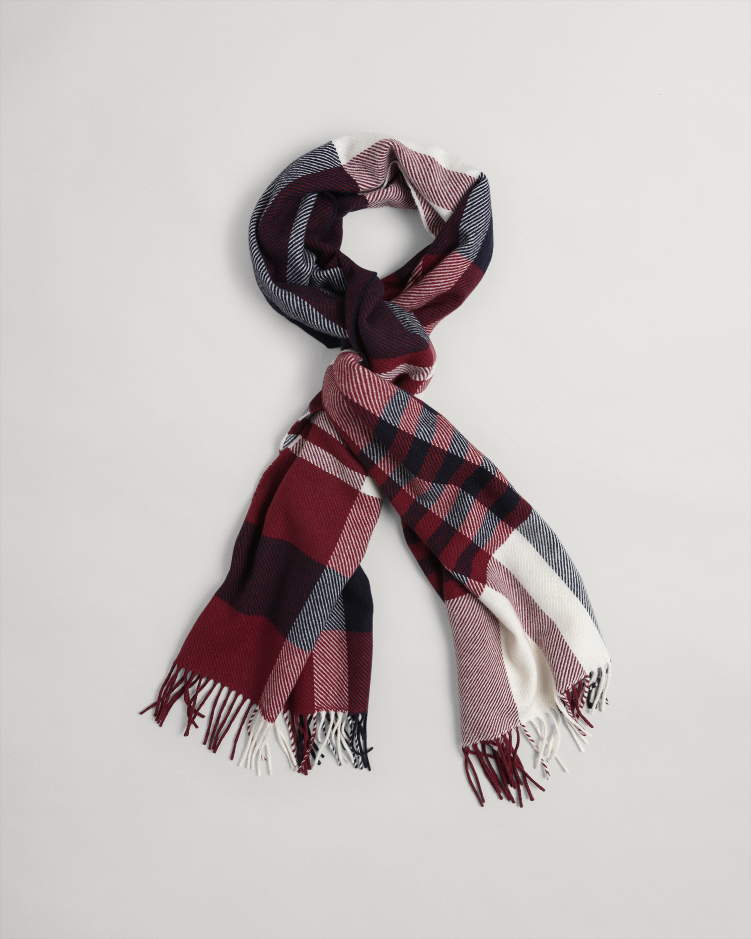 Big Check Wool Scarf - GANT