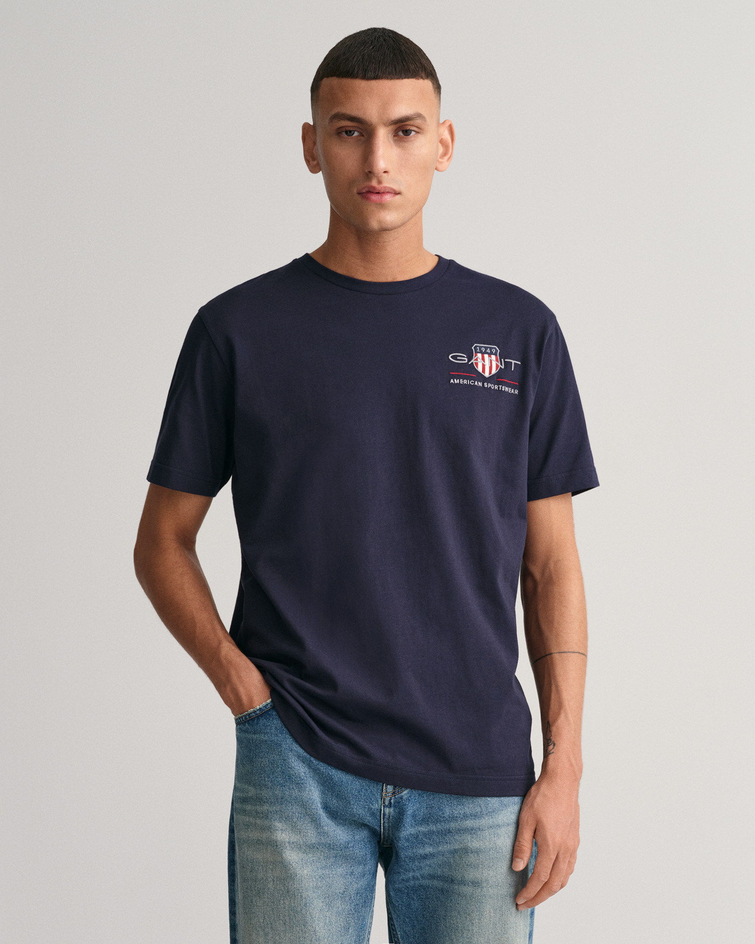 Embroidered Archive Shield T-Shirt - GANT